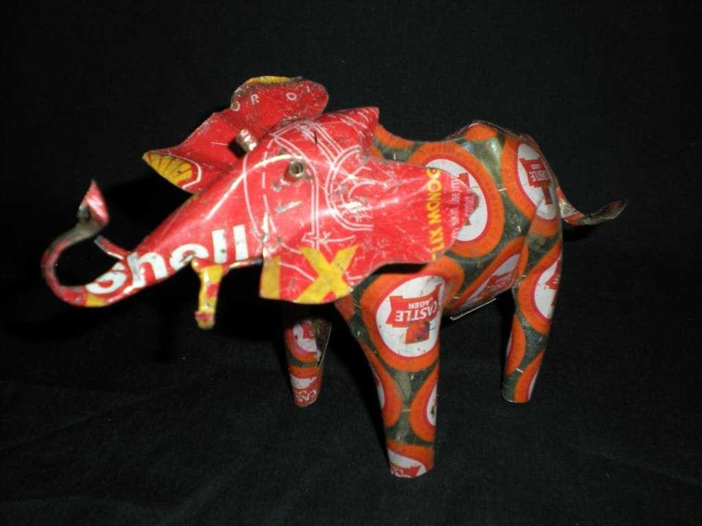 Elephant - tin can - African Home